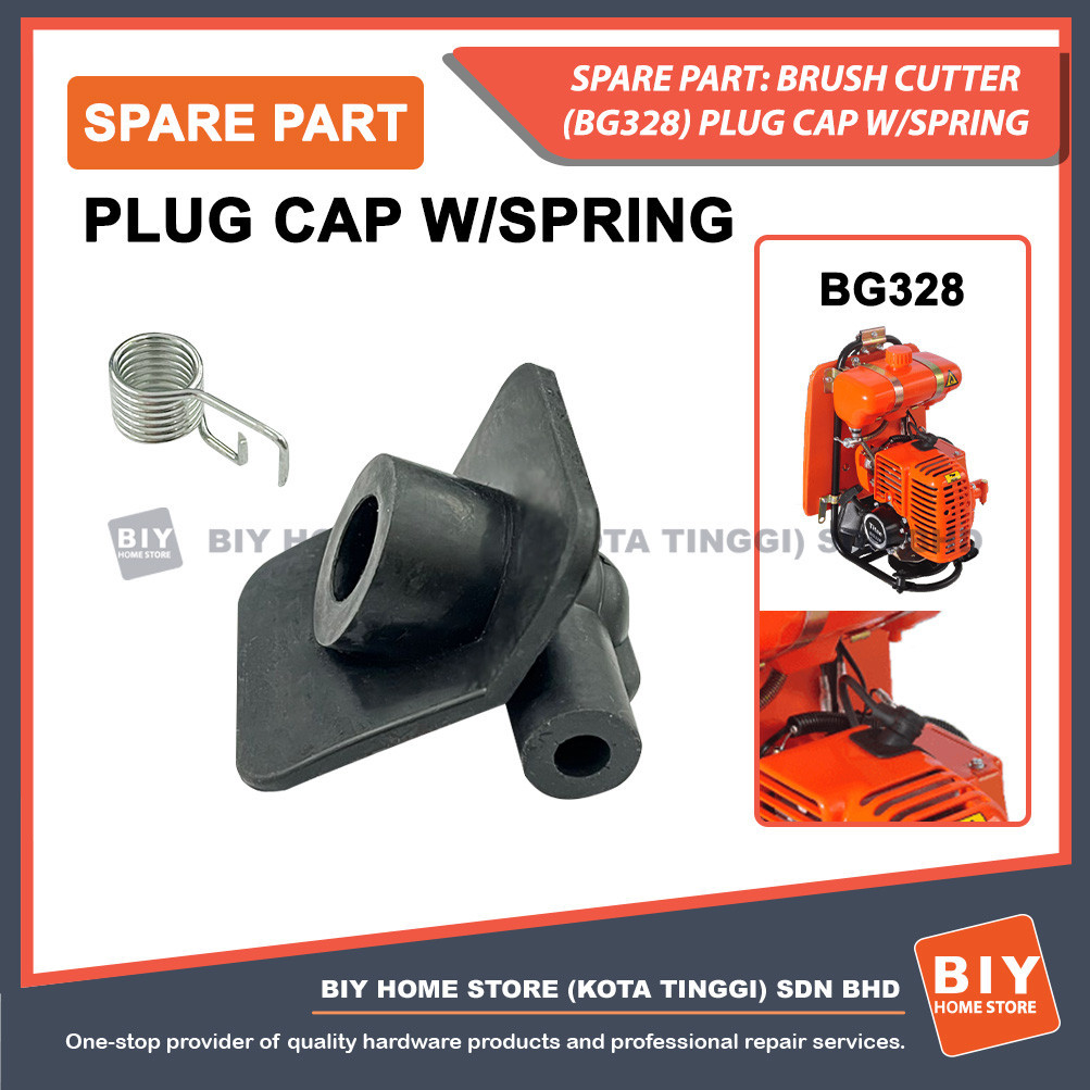 BRUSH CUTTER SPARE PART: BG328: PLUG CAP WITH SPRING/ SPARK PLUG CAP ...