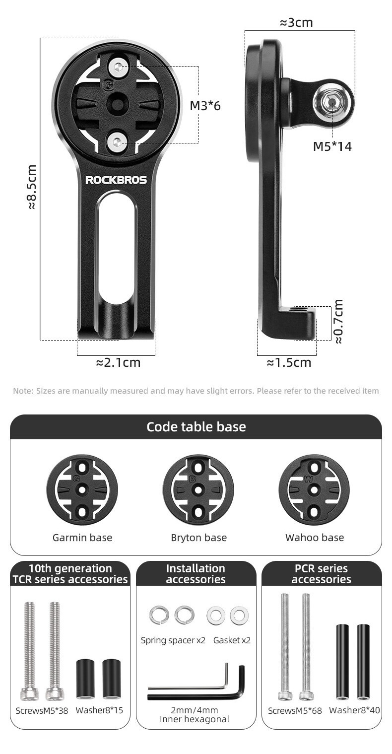 ROCKBROS Extending Bracket Mount For GIANT PCR TCR Aluminium Alloy ...