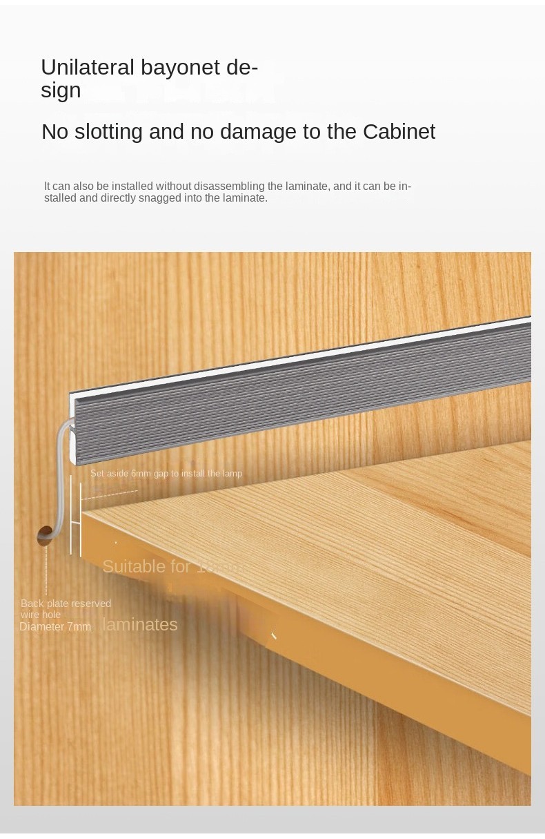 ledFull Spectrum Card18mmLaminate Lamp Belt Double-Sided up and down ...