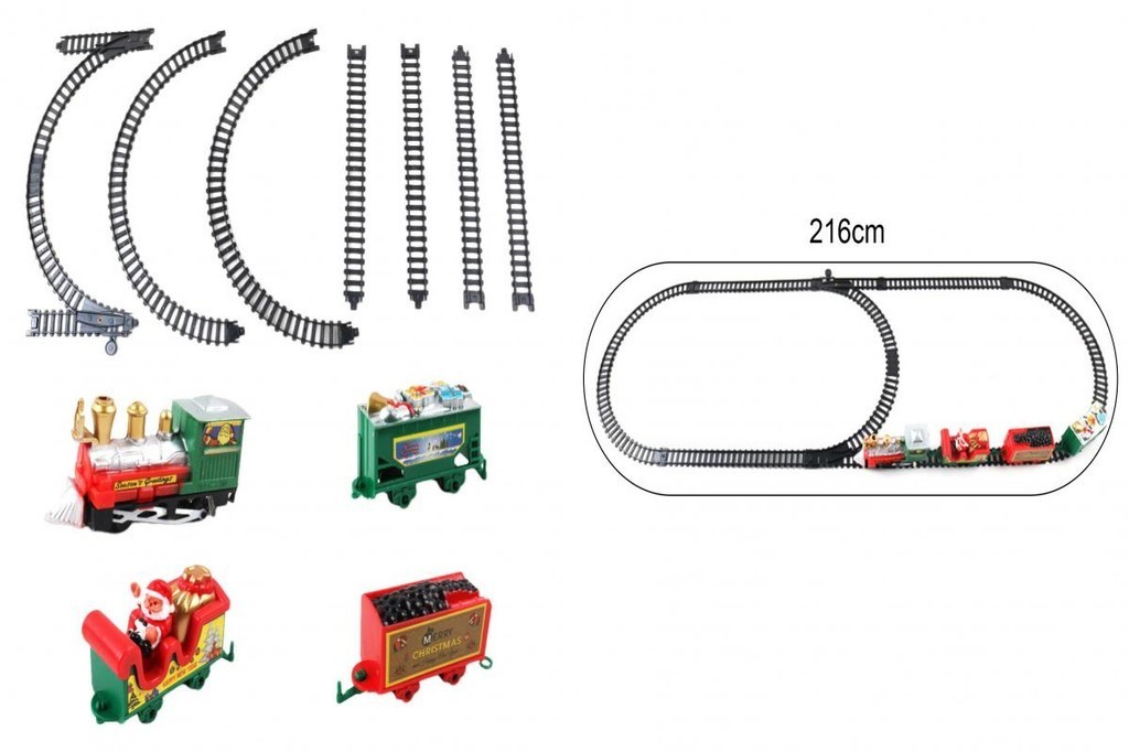 [TY] Electric Train Toy with Electric Train Toy with Lights and Sounds ...