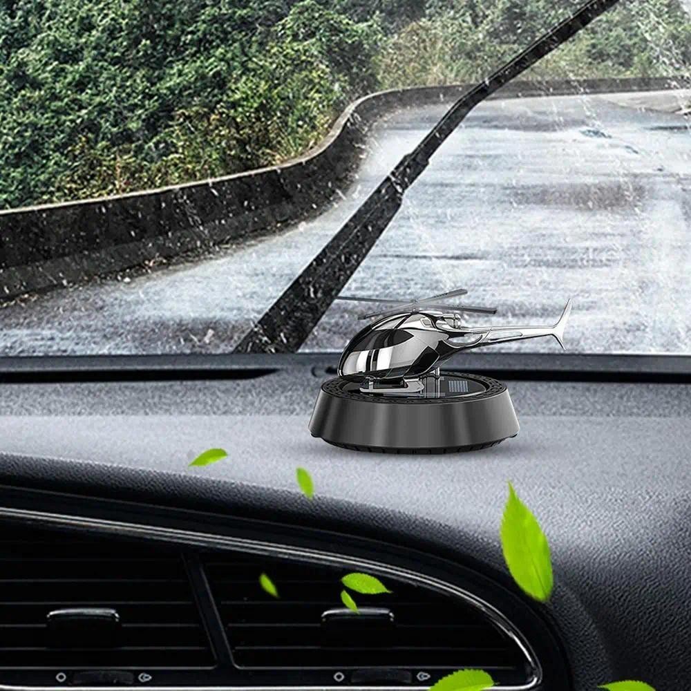 Solar Car Aromatherapy Diffuser Solar-Powered Aircraft Air Freshener ...