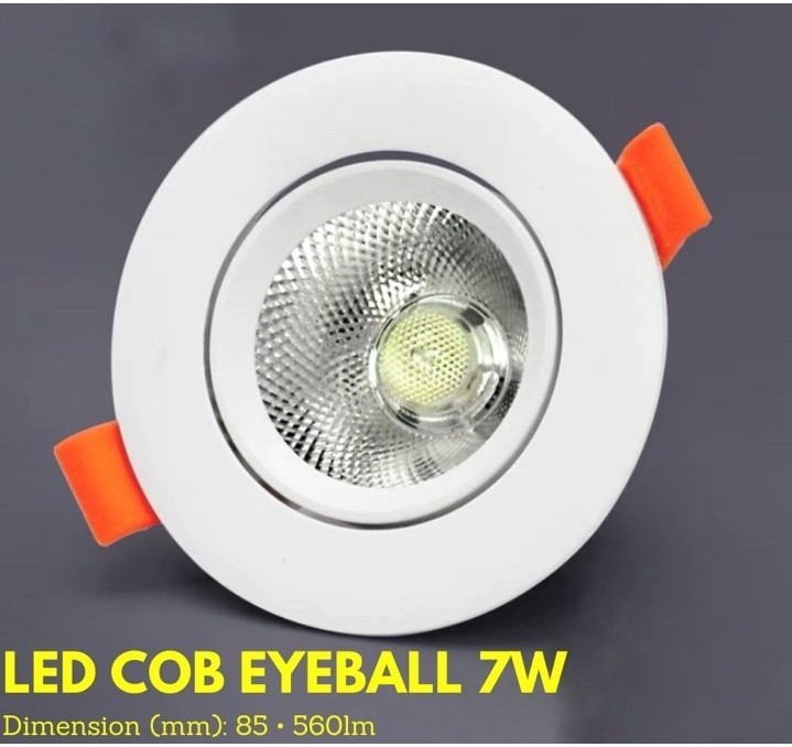[VEELIGHT] 7W LED Eyeball Recessed Spotlight Downlight Home Lighting ...
