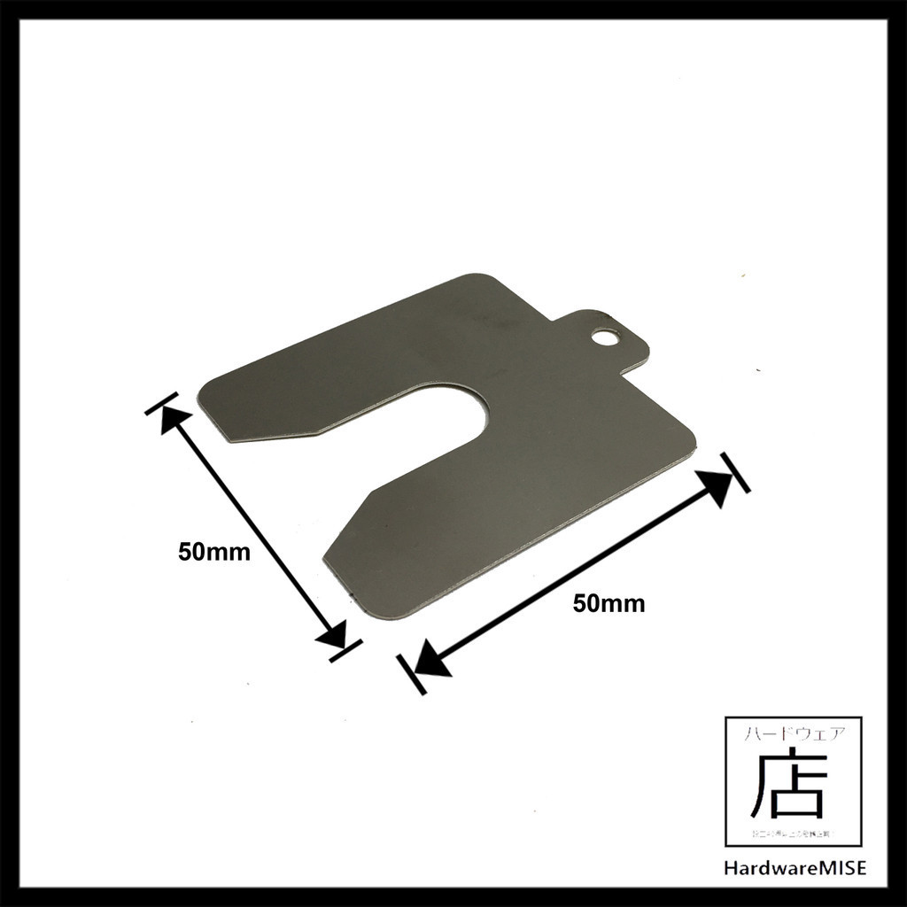 304 Stainless Steel Slotted Shim 3mm Pre-Cut Precision Shims Leveling ...