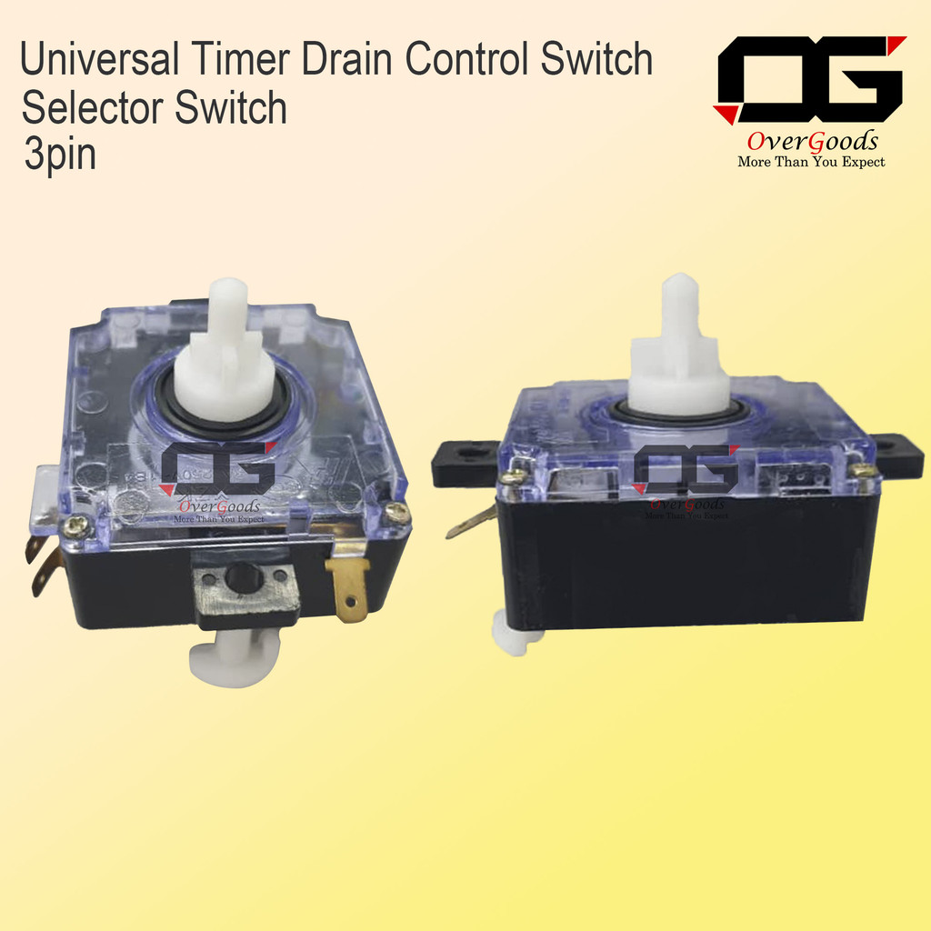 (Tapak Telinga Lurus) Washing Machine Drain Selector Switch Universal ...