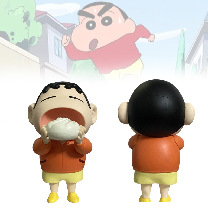 Shinnosuke Figurine Playful From Crayon Shinchan With Bun Attractive ...