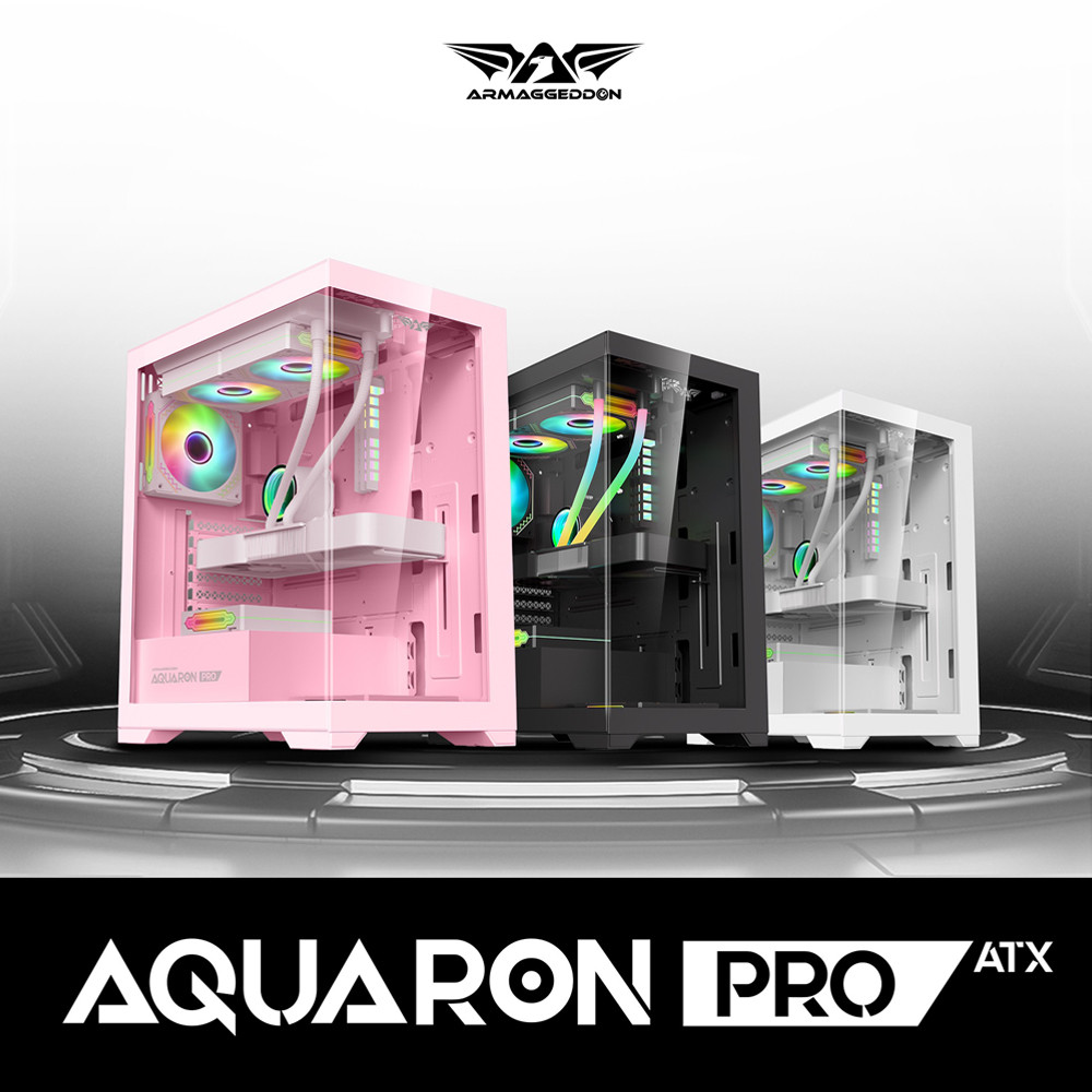 Armaggeddon Aquaron Pro ATX Transparent view Gaming Casing Chassic PC ...