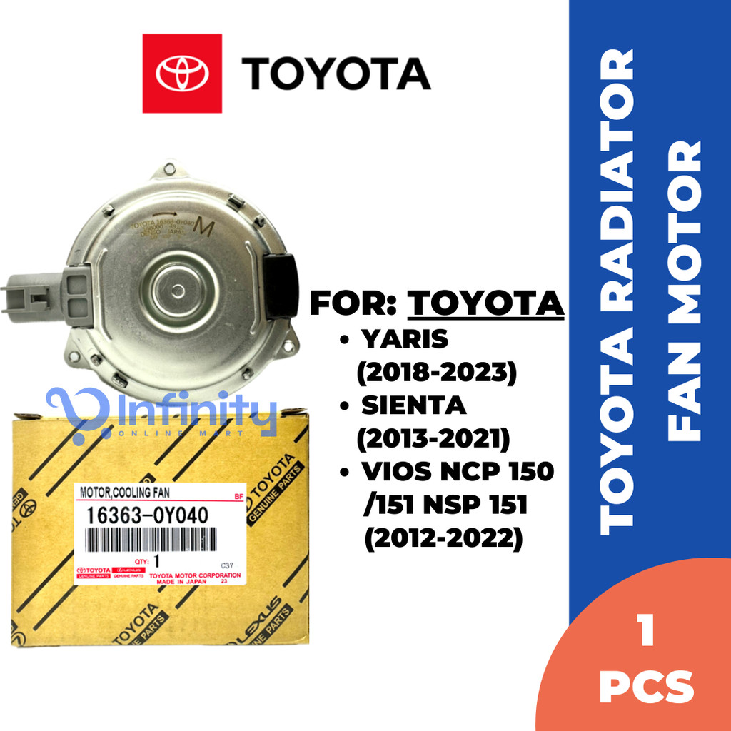 TOYOTA Radiator Fan Motor For Toyota Vios Ncp150/ Ncp151/ Nsp 151 ...