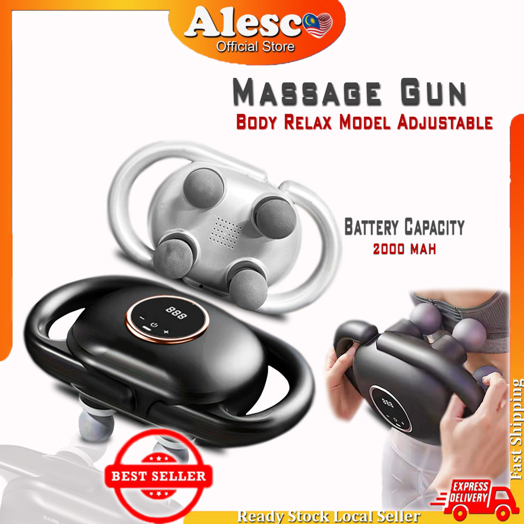 Alescomall Relaxation Massage Gun Professional Grade Wireless Waist ...