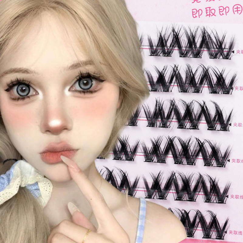 5D Fox Fluffy False Eyelash - Synthetic Eyelash Set - Natural Density ...