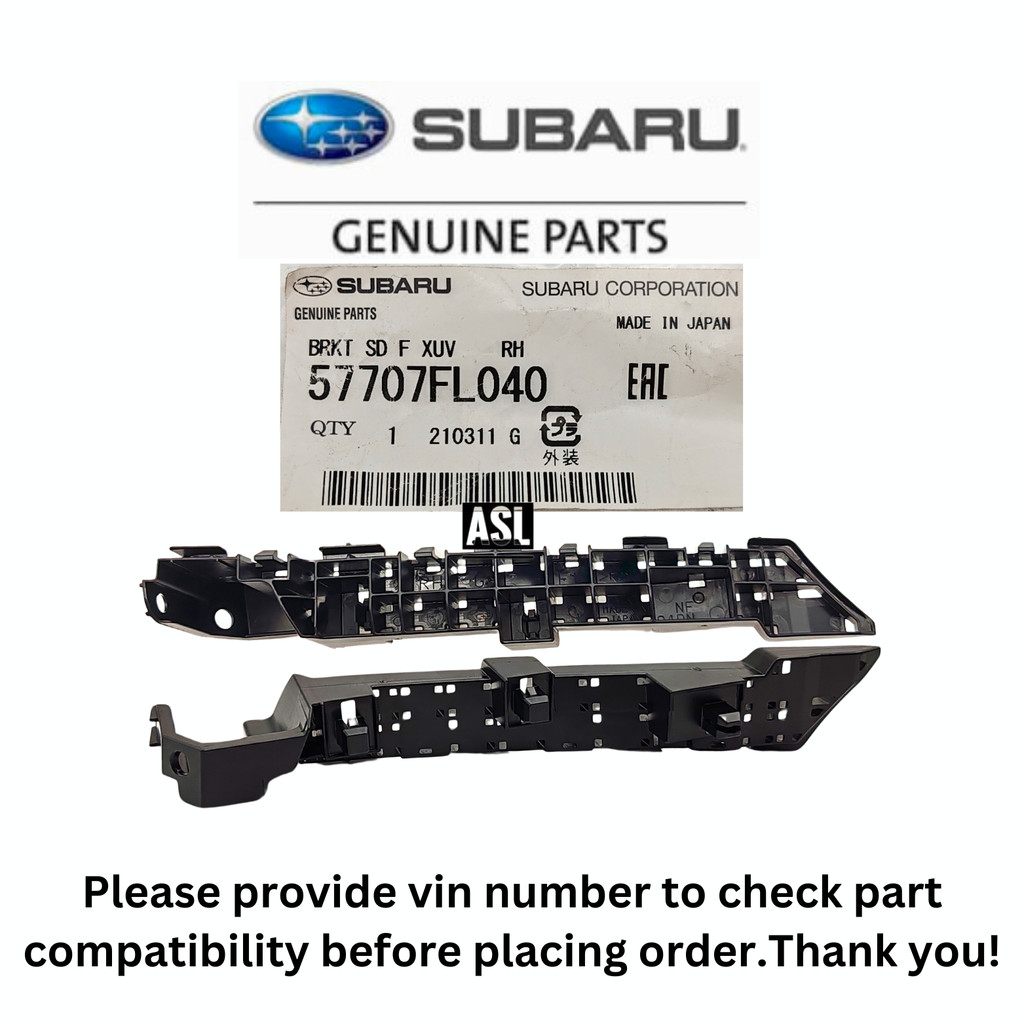 Genuine Subaru XV GT7 Year 2018~2023 Front Bumper Side ...