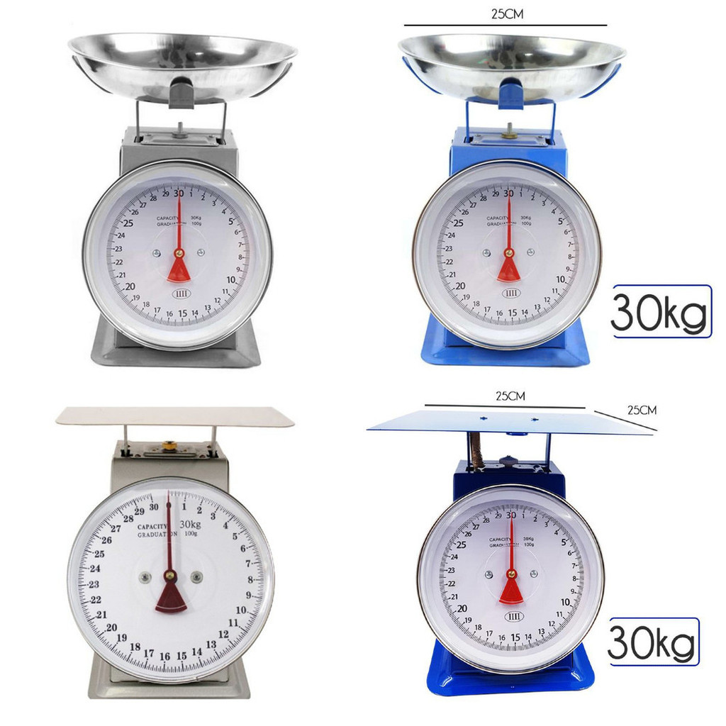 (ENFORCED METAL EXTRA DURABLE) IIII 30KG Analog Scale Commercial Scale ...