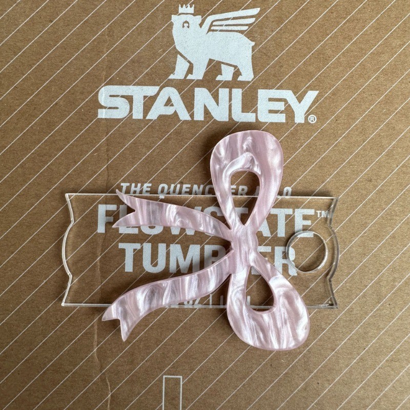 Bow Water Ripple Stanley Tumbler Tag 40 Oz Ice King Cup 2nd Generation ...