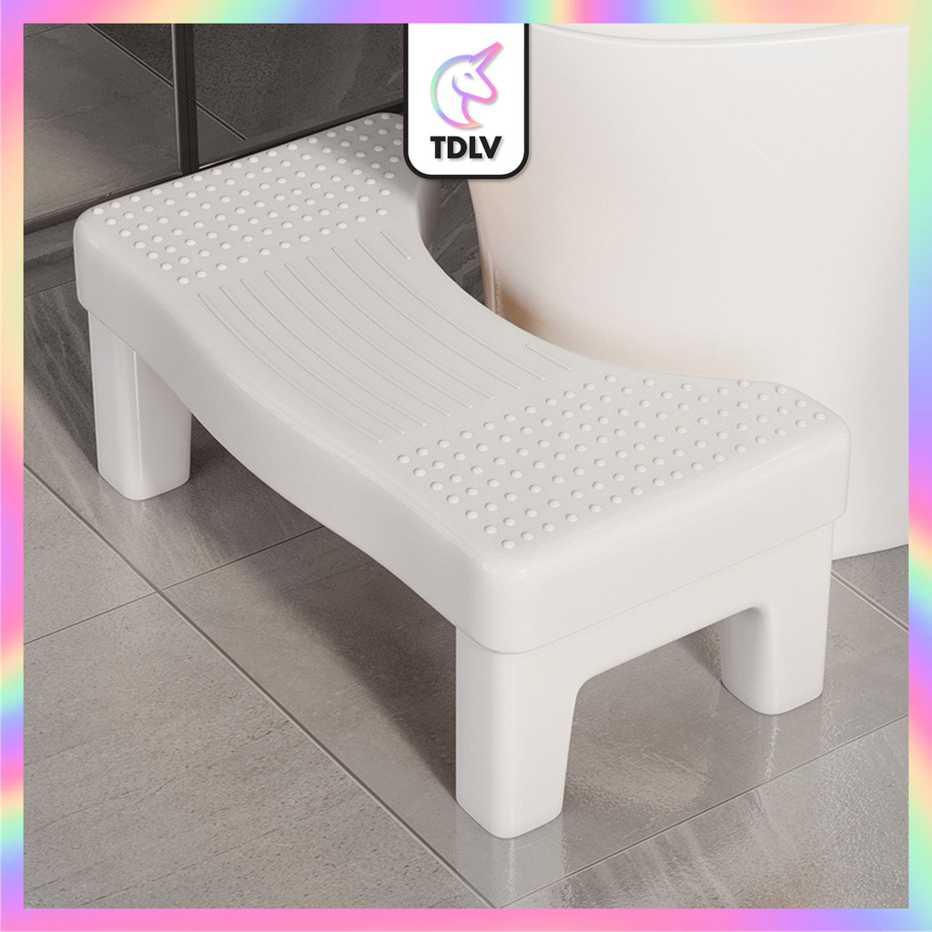 TDLV Closestool Foot-Rest Thick Non-Slip Toilet Potty Chair Footstool ...