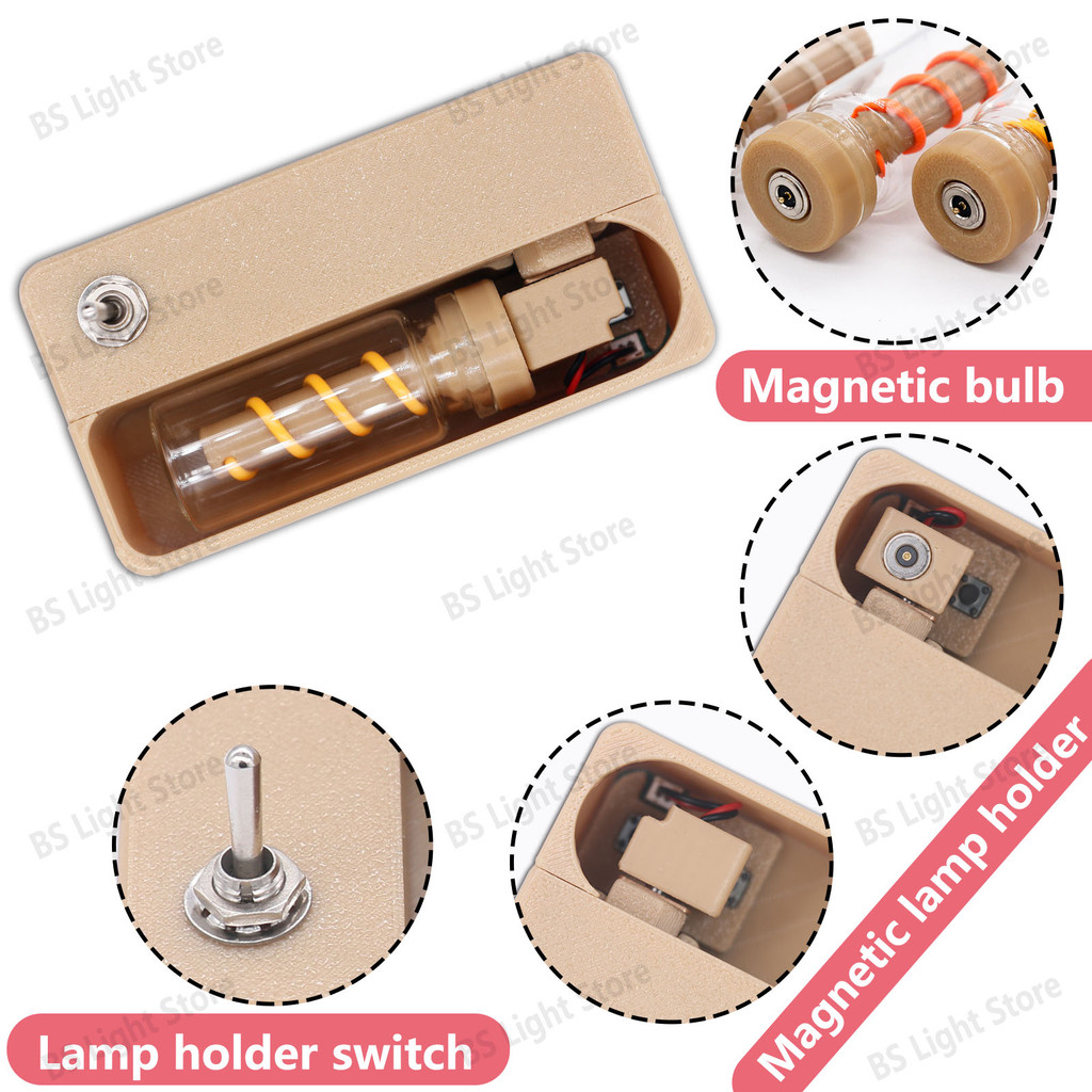 New 5V Rechargeable Relieve Stress Stuff Mechanical Flip Night Light ...