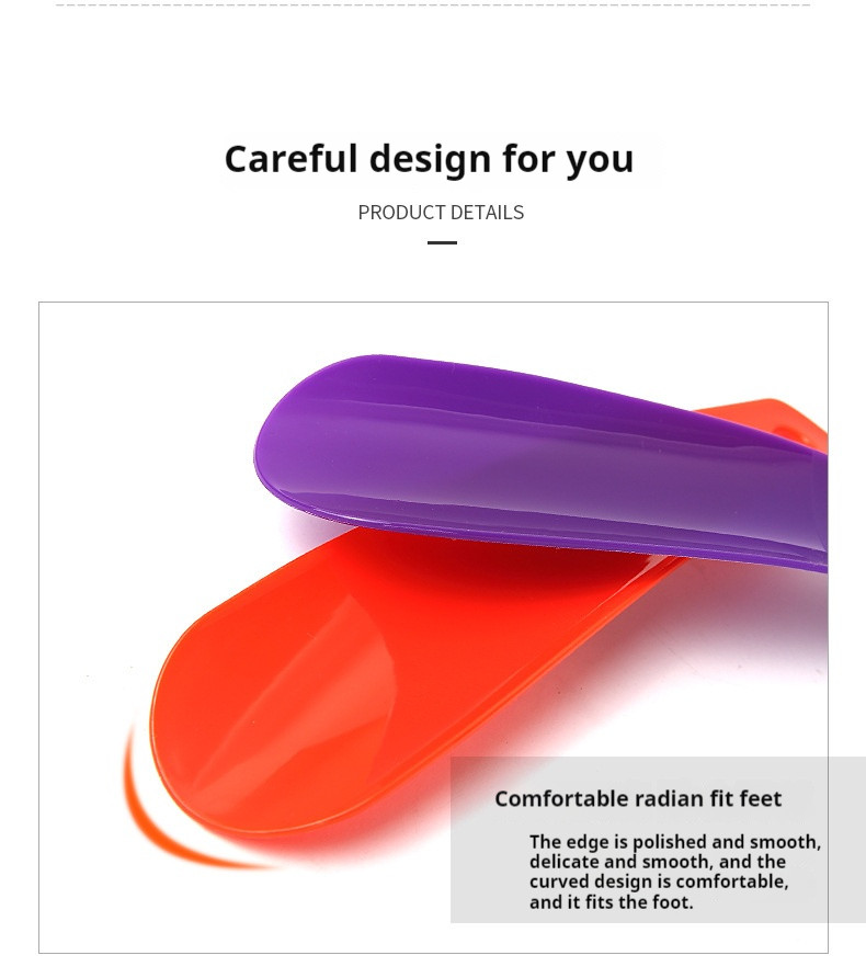 New Short Handle Shoe Horns 16cm Plastics Shoehorn Home-use Shoe ...