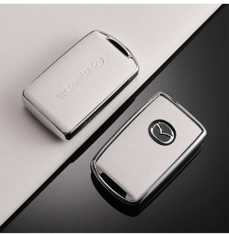 TPU Leather Type Car Smart Key Case Cover For Mazda Alexa CX-5 CX-7 CX ...