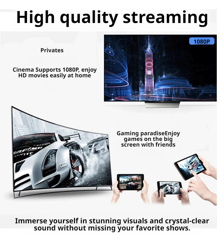 【Ship in 24H】[4k High-Definition/Color Reproduction]TV Streaming Device ...