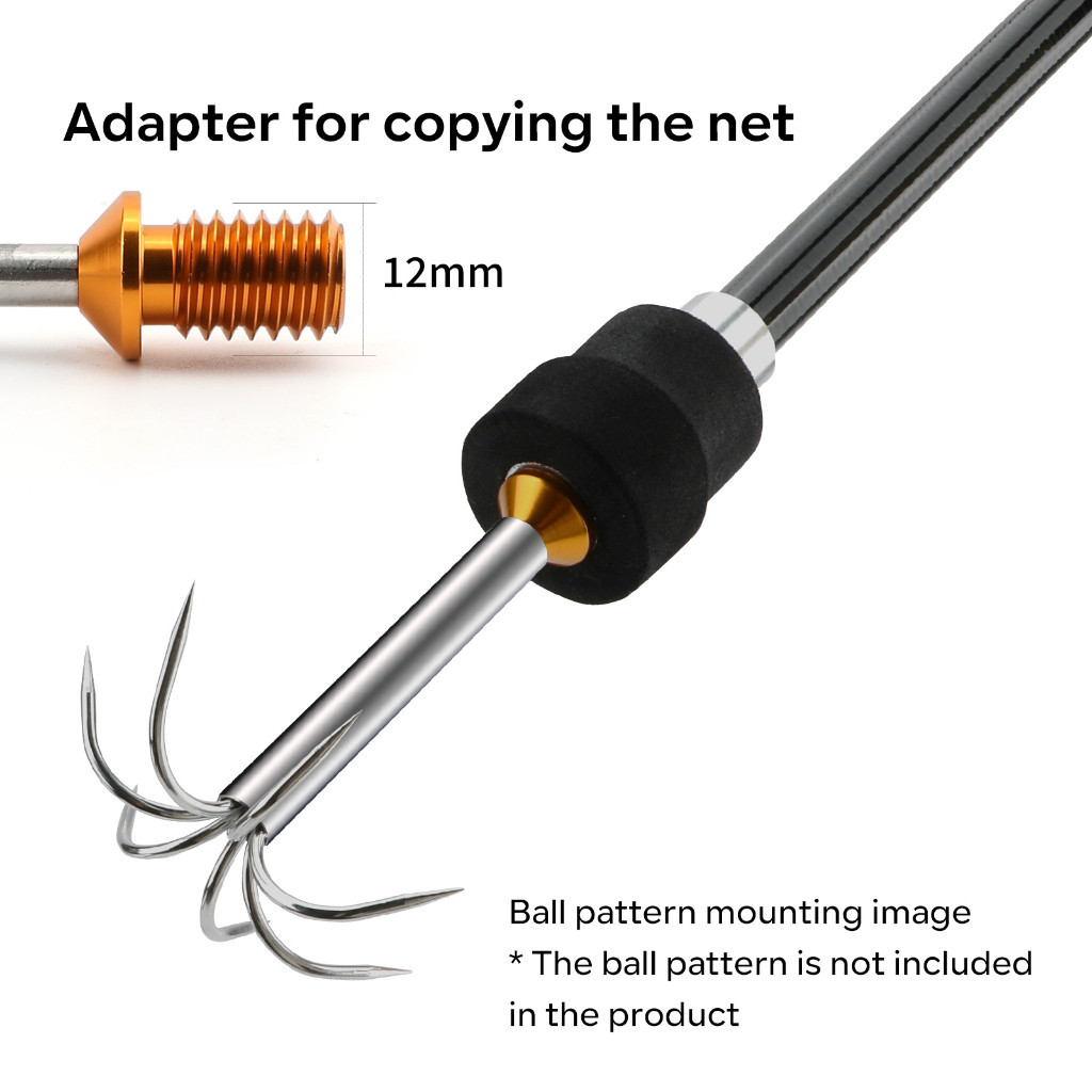 SANLIKE Anchor Squid Fishing Hook Stainless Steel 7 Pin Fish Hooks 1/2 ...