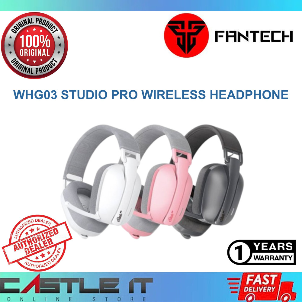 Fantech WHG03 STUDIO BLACK / STUDIO PRO GREY PINK WHITE Wireless ...