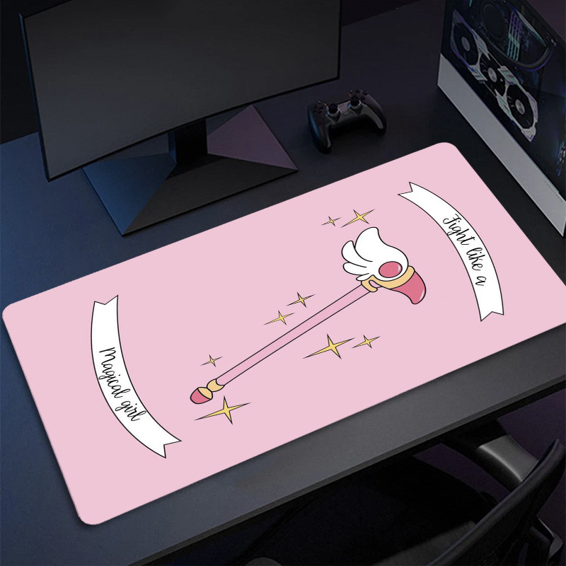 Cardcaptor Sakura Deskmat Anime Mouse Pad Rgb Gaming Mousepad Gamer ...