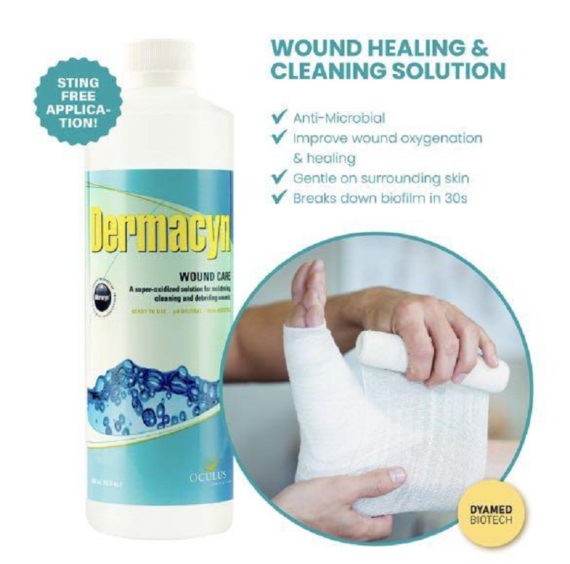 Dermacyn / Electrocyn Wound Care solution 500ml (Diabetic Wound ...