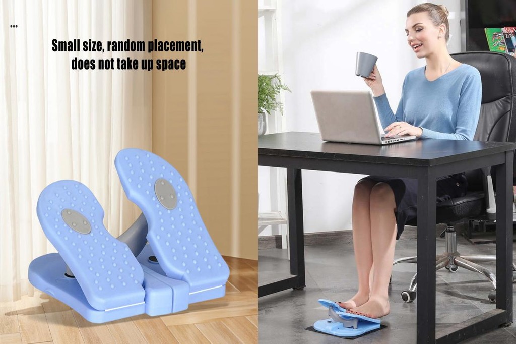 Feet Massage Pedal Foldable Leg Stepper Portable Mini Foot Pedal ...
