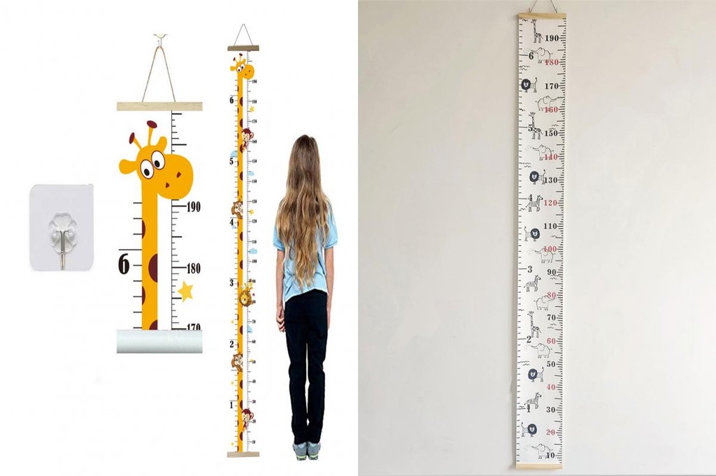 ALINA Cartoon Height Chart Children Height Ruler Adorable Cartoon Kids ...