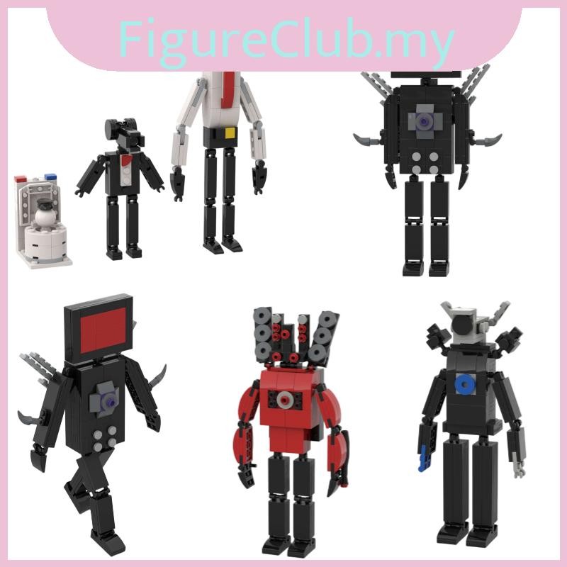 Skibidi Toilet Tv Man Cameraman Building Blocks Diy Puzzle Toys Abs ...
