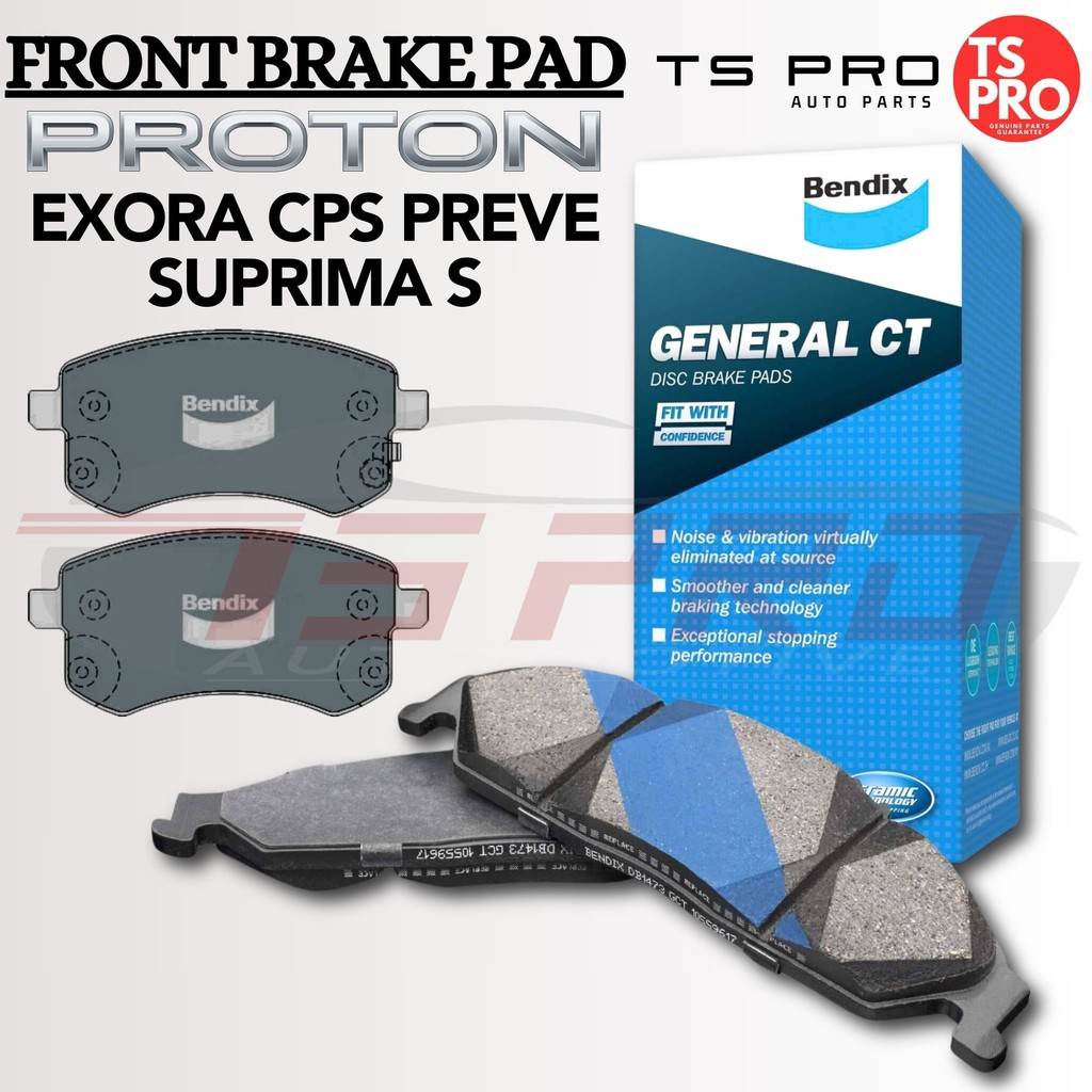 Proton Exora CPS Preve Suprima S Bendix Front Disk Brake Pad Disc Brek ...