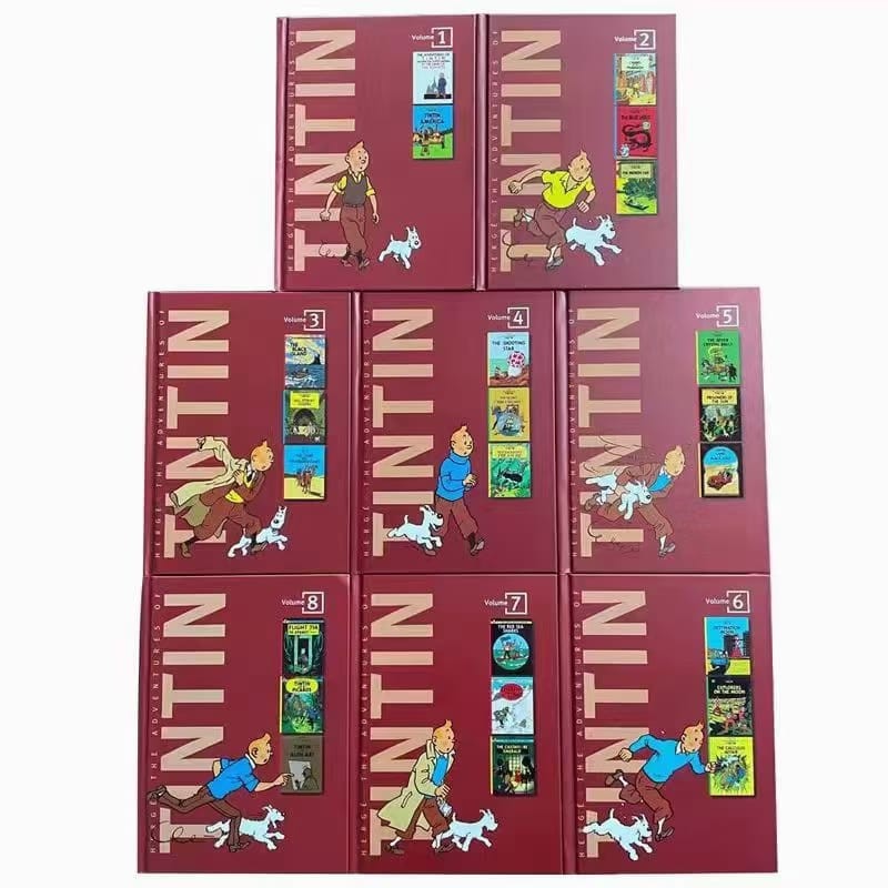 Loose Book TinTin Collection hardcover - The Adventure of TinTin (8 ...