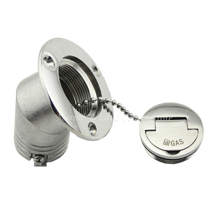 45/90 Degree 38mm (1.5inch) Deck Filler Caps for Marine Boat 316 ...