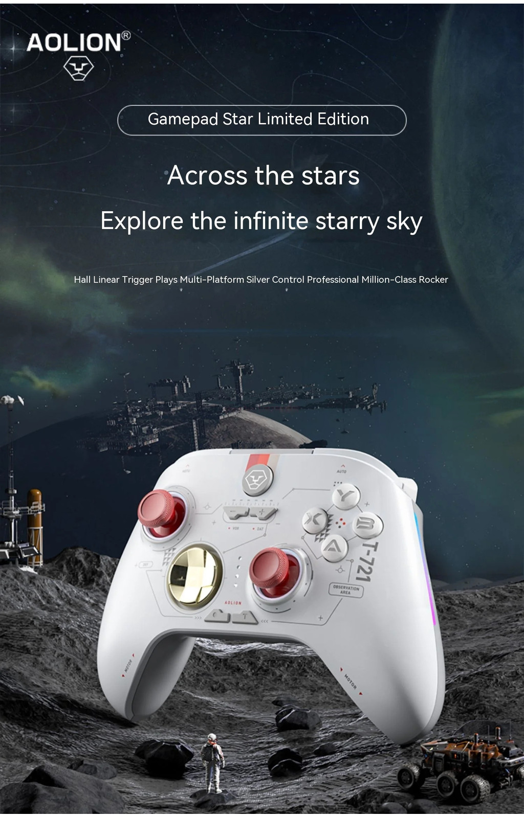 Aolion 2nd Generation Wireless Controller Pc, Ns, Switch Bluetooth ...