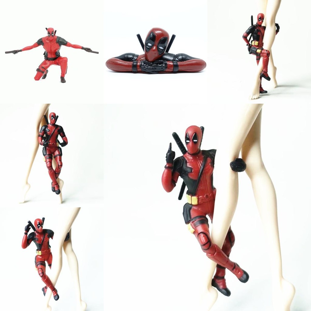 Deadpool Compact 8cm Figurine In Half-body Pose Decoration Perfect Desk ...