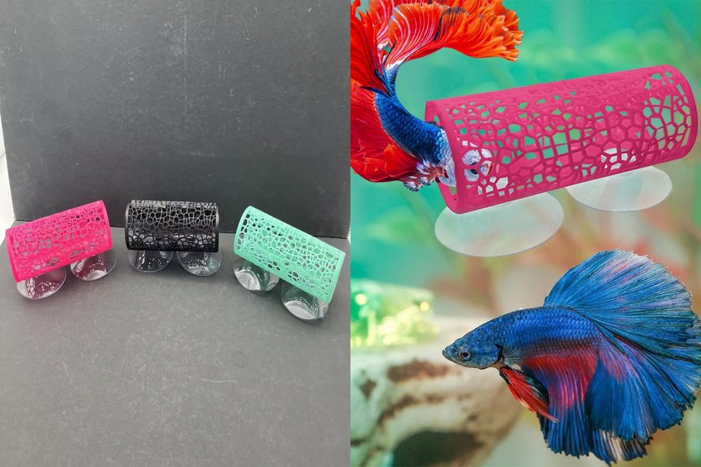 Betta Fish Tunnel Decoration Floating Tunnel for Betta Fish Handmade ...