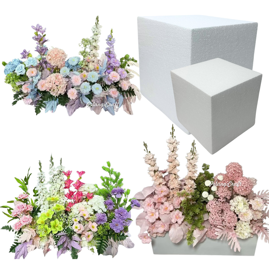 POLYFOAM Floral Sponge PE Foam Extra Size Span Bunga Besar Floral Span ...