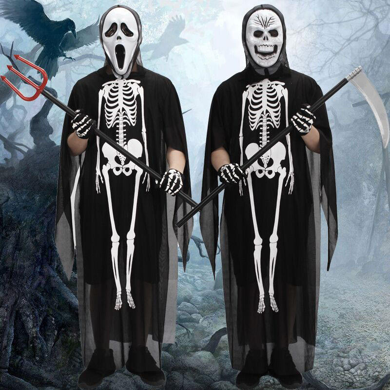 Halloween Decoration//// Halloween Skeleton Skeleton Ghost Clothes Suit ...