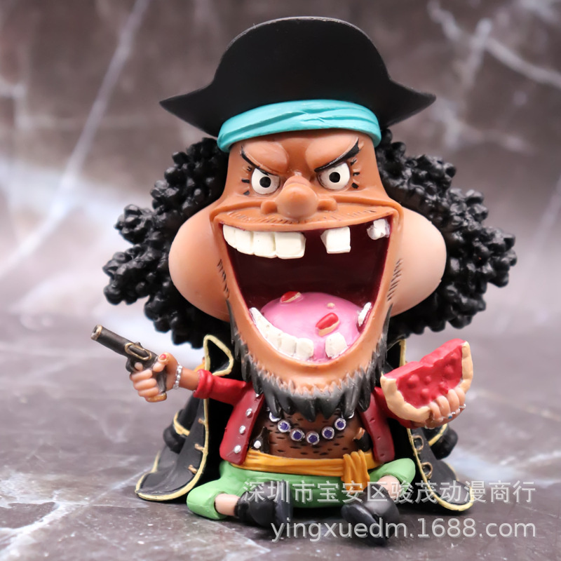 Exquisite One Pvc Piece Figures Including Blackbeard Hawk Eyes And ...