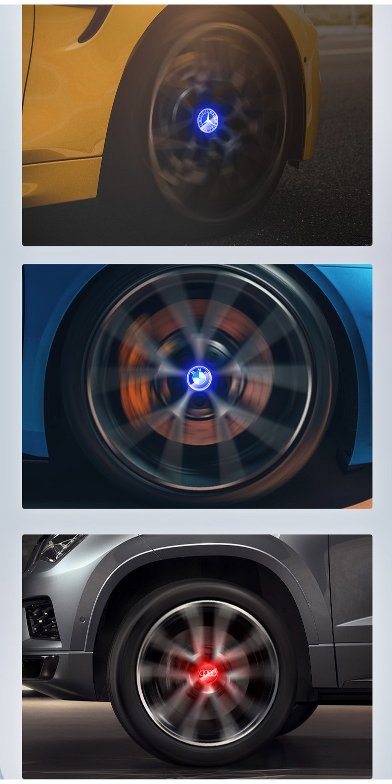 Car Maglev Wheel Hub Lights Magnetic Suspension Floating Car Tire ...