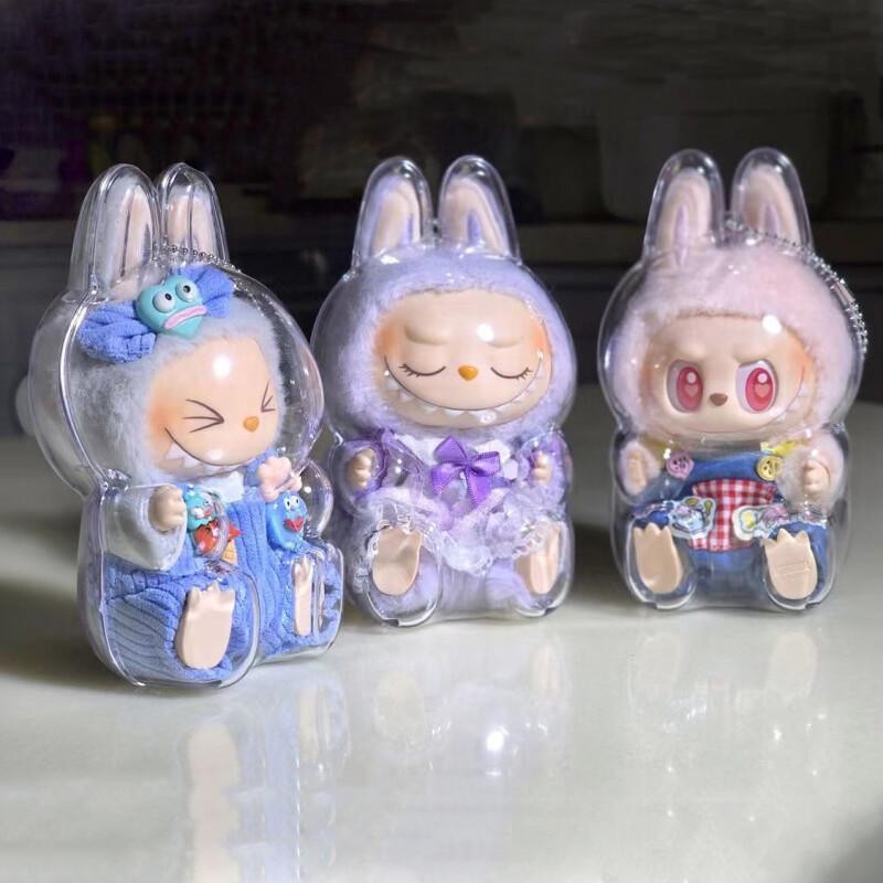 Bubble Mart Doll Labubu First Generation Transparent Cover LABUBU ...