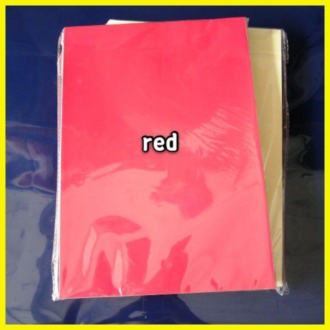 (50pcs) Neon Color Sticker Paper A4/80gsm/matte For inkjet printer ...