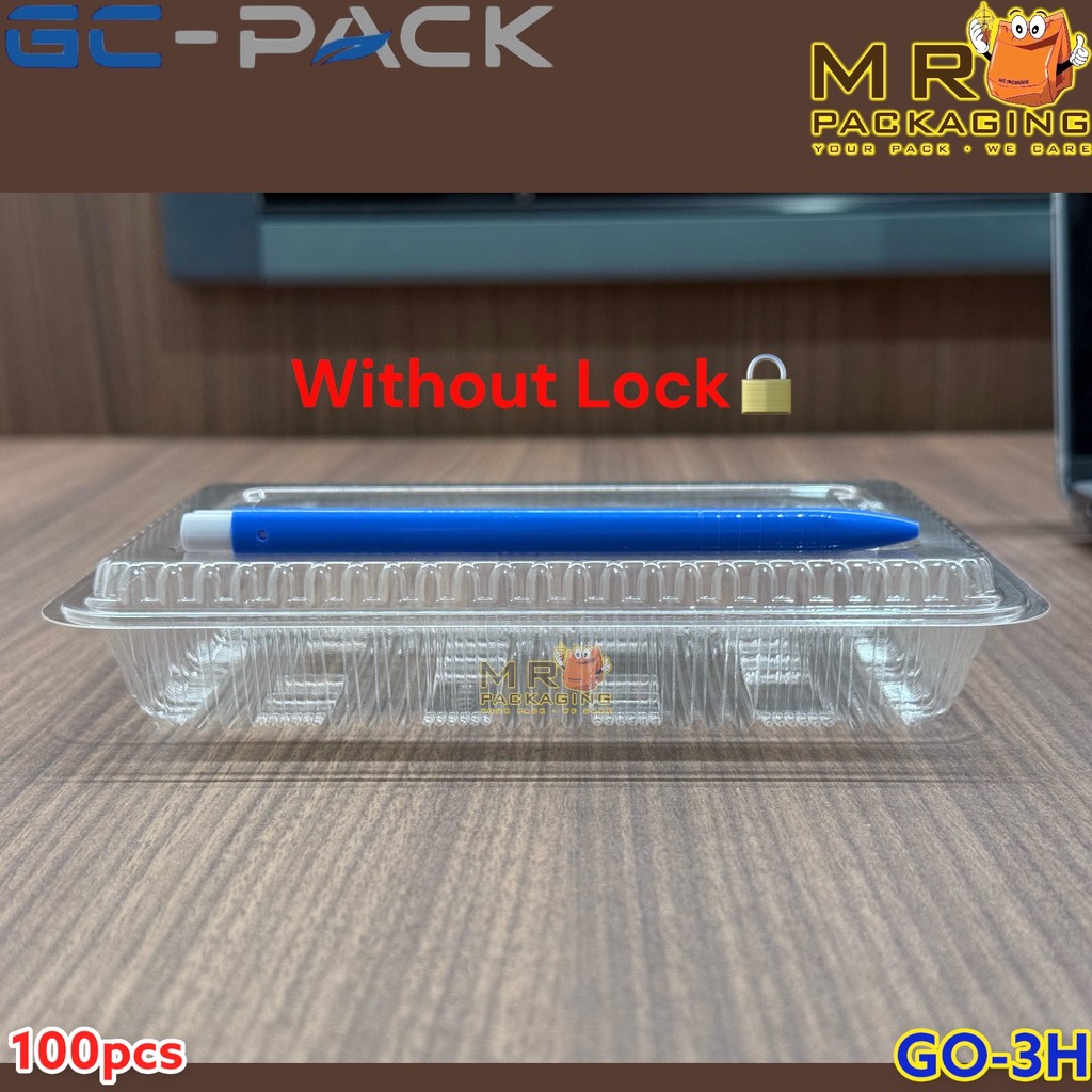 OPS - OP3H GO-3H BENXON Plastic Tray [ 100pcs± ] Bakery Disposable ...