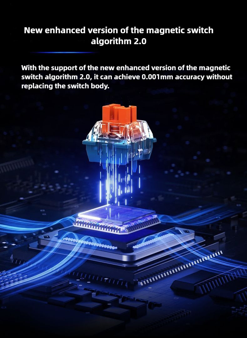 MCHOSE ACE60 ACE68 Pro Magnetic Switch Mechanical Keyboard Wired 8K Customization Gaming Esports ...