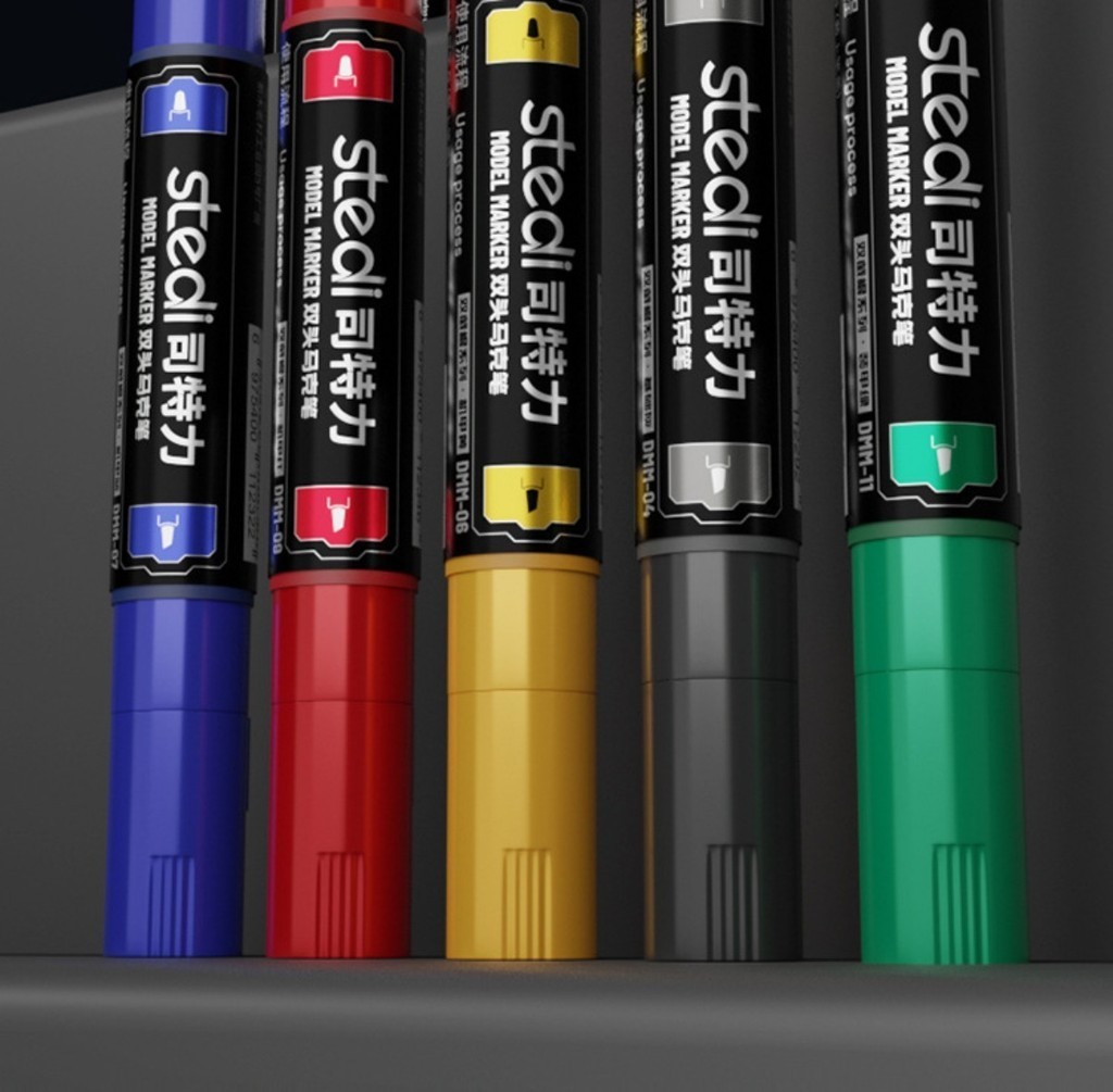 Stedi Dual Brush Water Based Marker Pen for Gundam Gunpla GK DIY Model ...