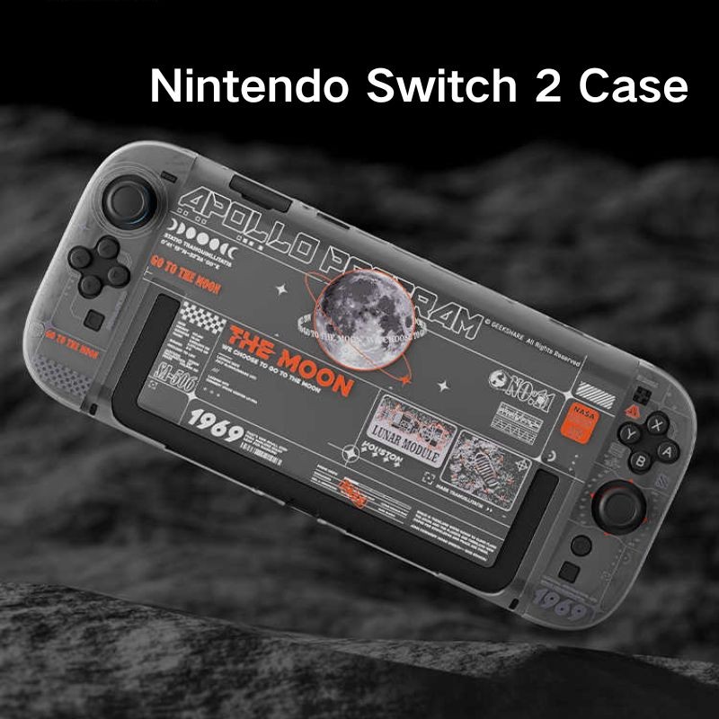Geekshare Nintendo Switch 2 Case Moon theme Shockproof & Scratch ...