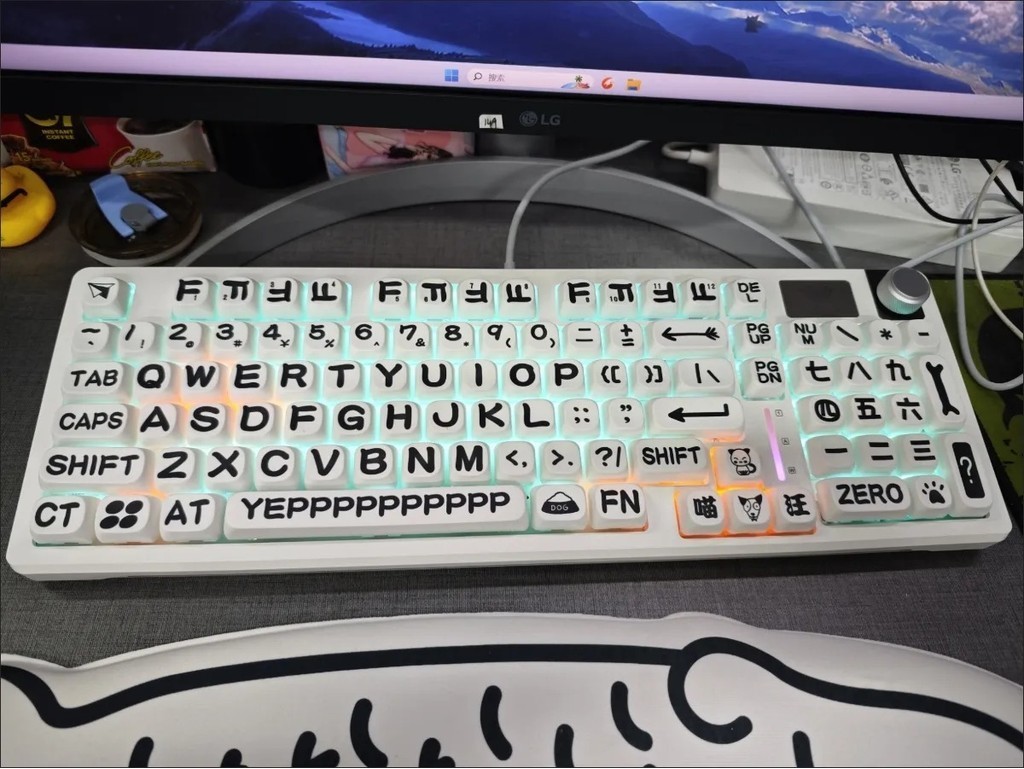 【Super Big Letter】Animal Party Keycap XDA Profile PBT Dye Sublimation ...