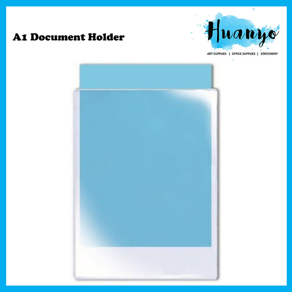 PVC A1 (60x 84CM) U Shape Transparent Plastic Document Holder Sheet ...