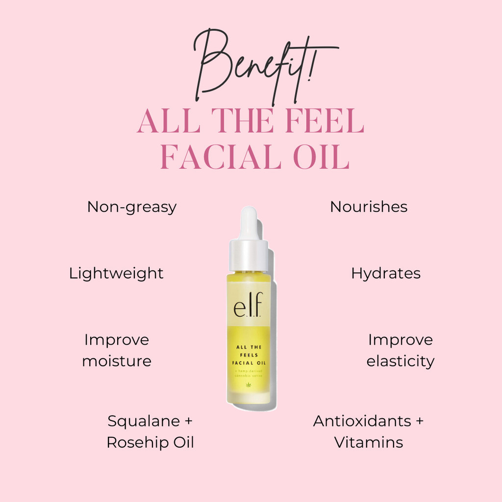 ELF Happy Hydration Moisturizer Cream, Puff Puff Primer, All The Feels ...