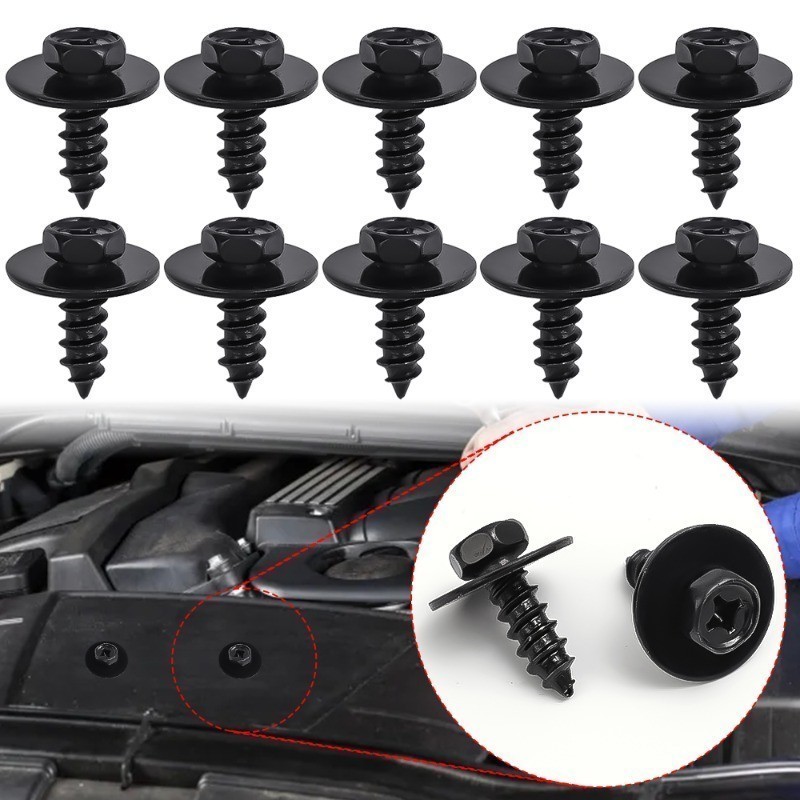 [ Featured ] 50Pcs Self-tapping Screws - Fairing Trim Panel Fasteners ...