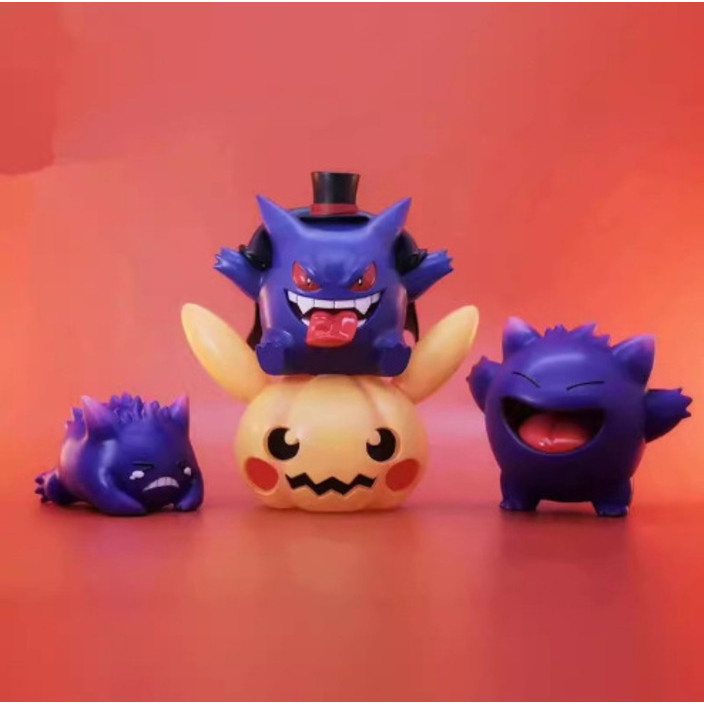 Pokemon Pokemon GK Laughing Gengar Crying Gengar Vampire Anime Figure ...