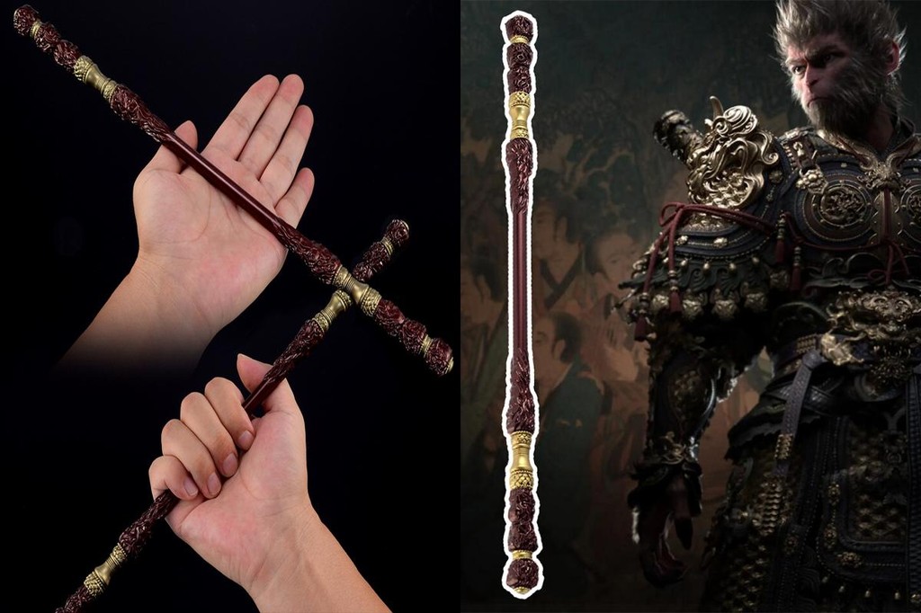 VM_ 3d Carved Golden Cudgel Wukong Golden Cudgel Southeast Asian Buyers ...